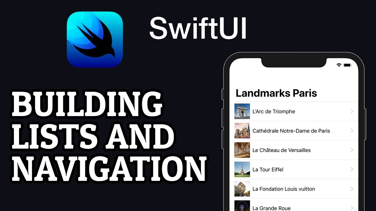 SwiftUI: How to build Lists and Navigation? - YouTube
