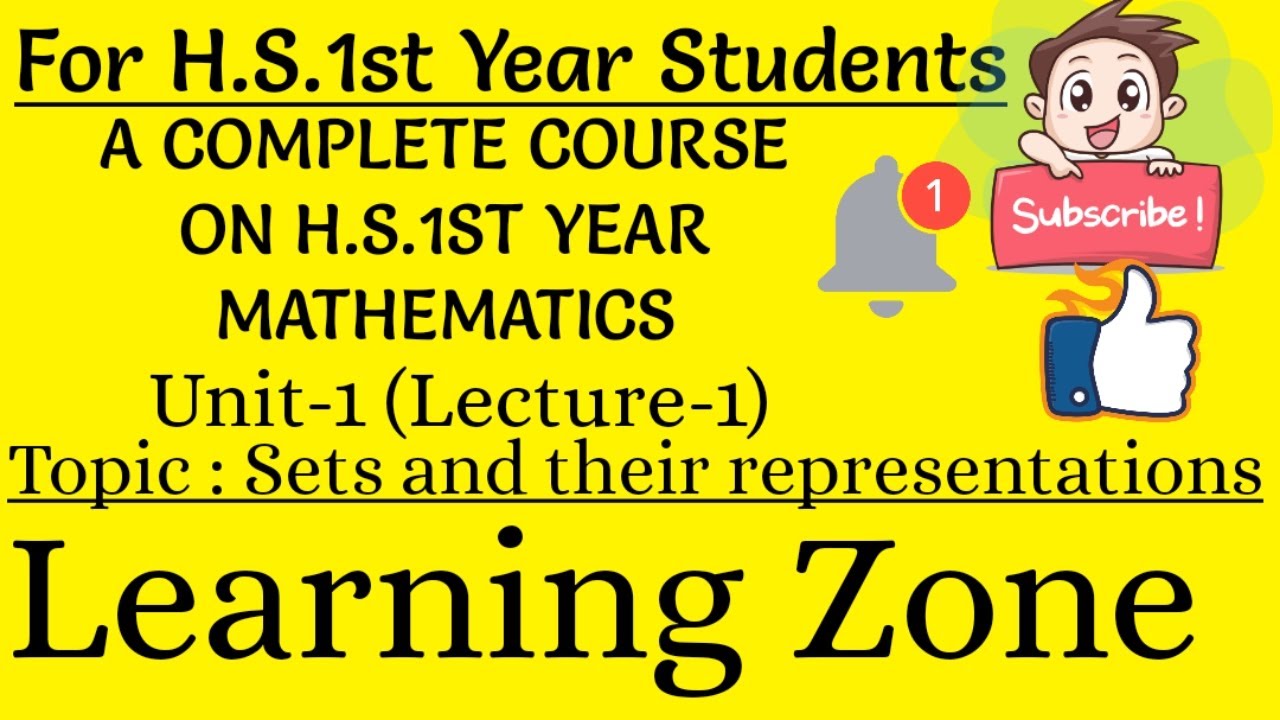Complete course on Mathematics || H.S.1st Year || Set Theory || - YouTube