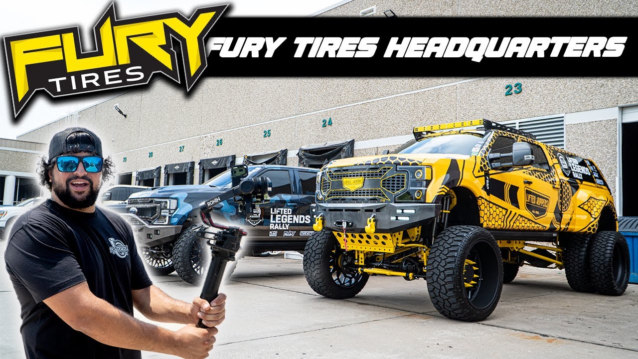 I went to the Fury Tire HQ in TEXAS ! Lifted Legend Rally Day 2 - YouTube