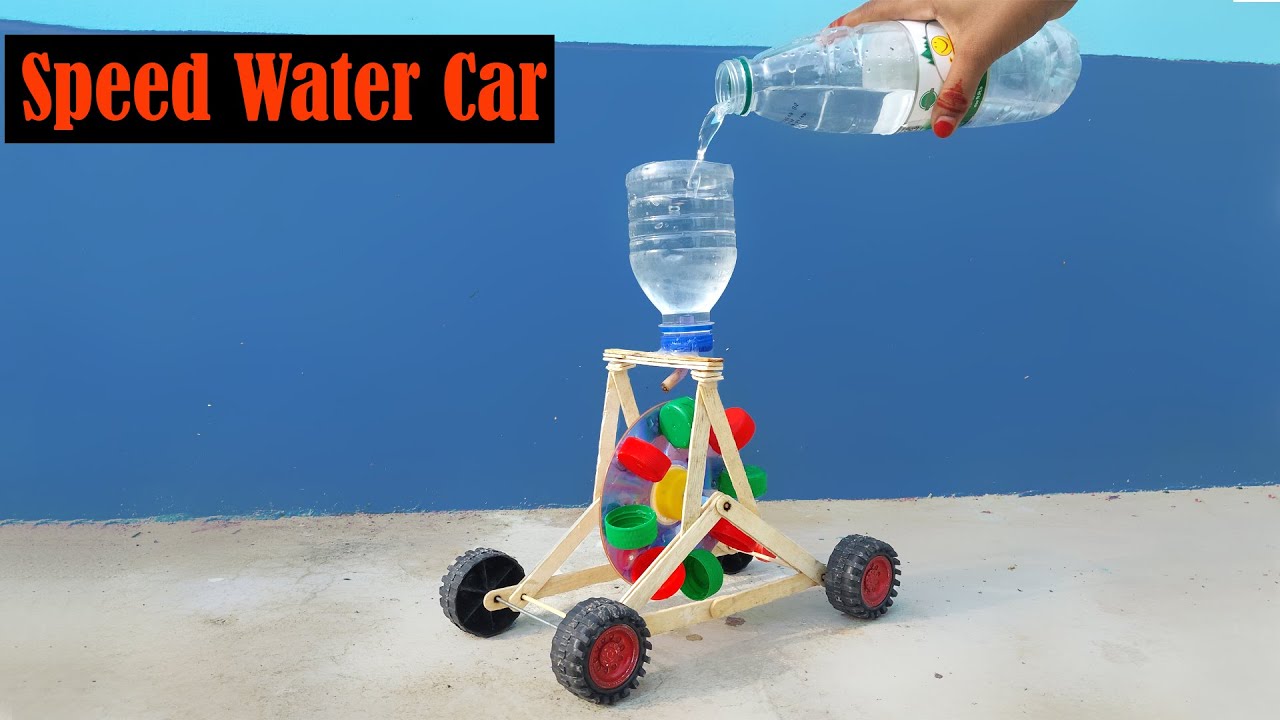 Water bottle mini car || amazing experiment || Make a Car By Plastic ...