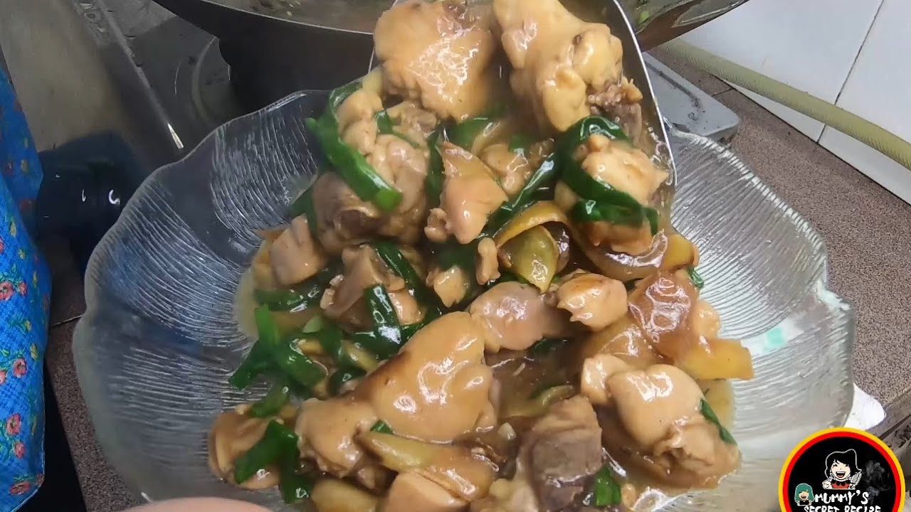 Chinese Stir Fry Chicken with Ginger & Spring Onion 香气四溢的姜葱鸡 | Mummy's ...