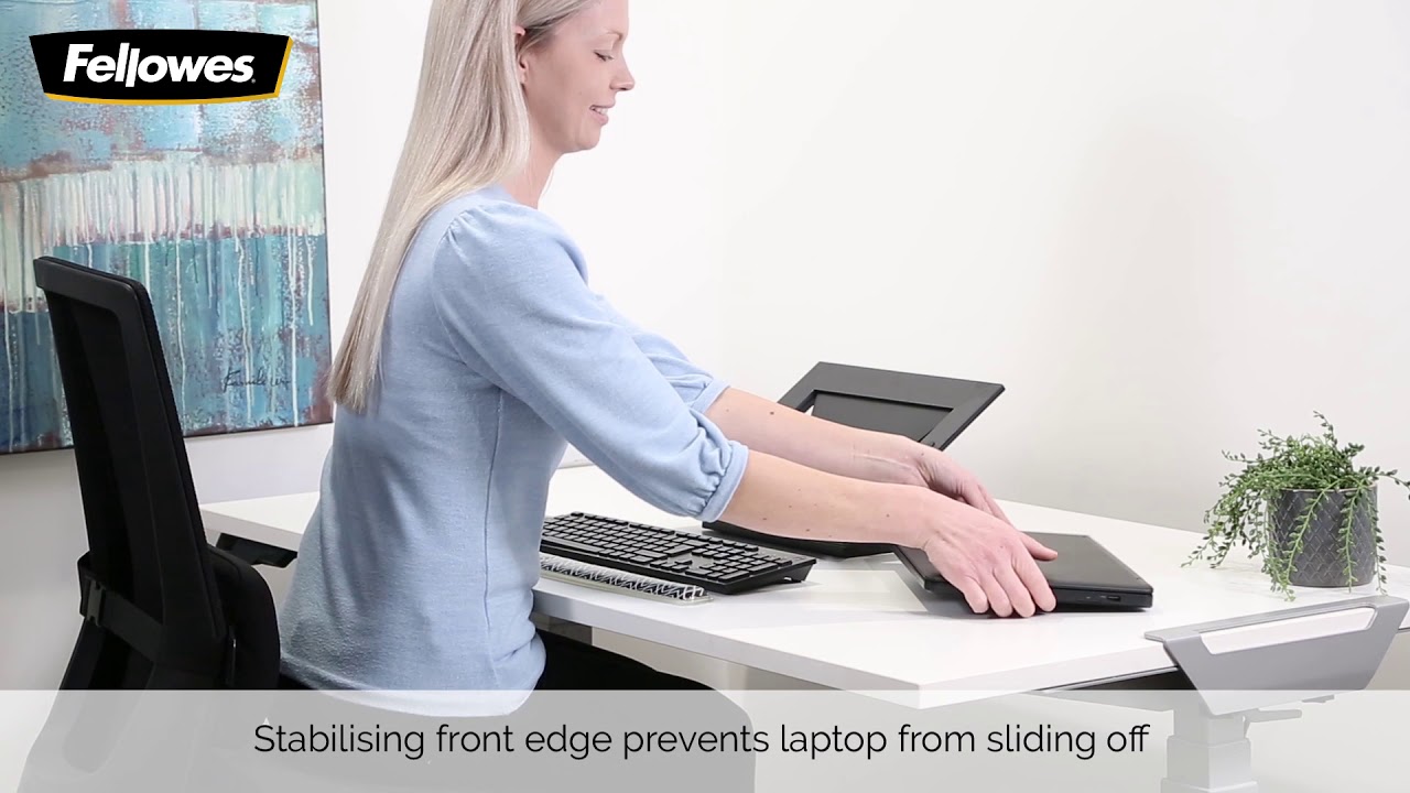 Introducing the Designer Suites™ Laptop Riser by Fellowes® - YouTube