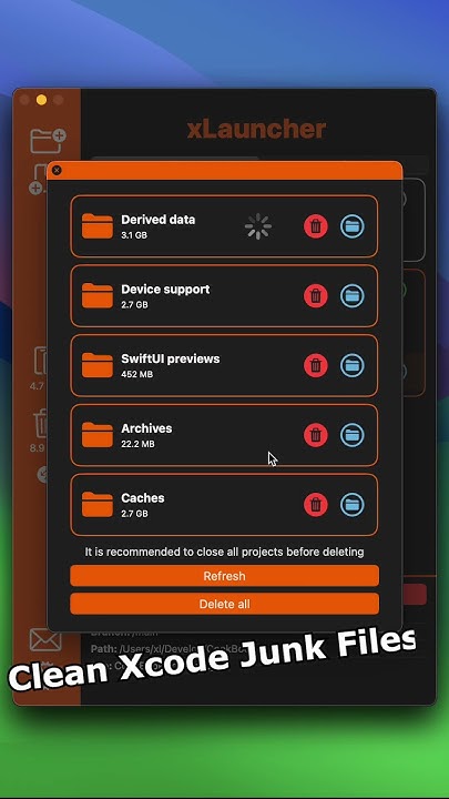 Clean Xcode Junk Files #xcode #xcodesimulator #iossimulator #swift #userdefaults - YouTube