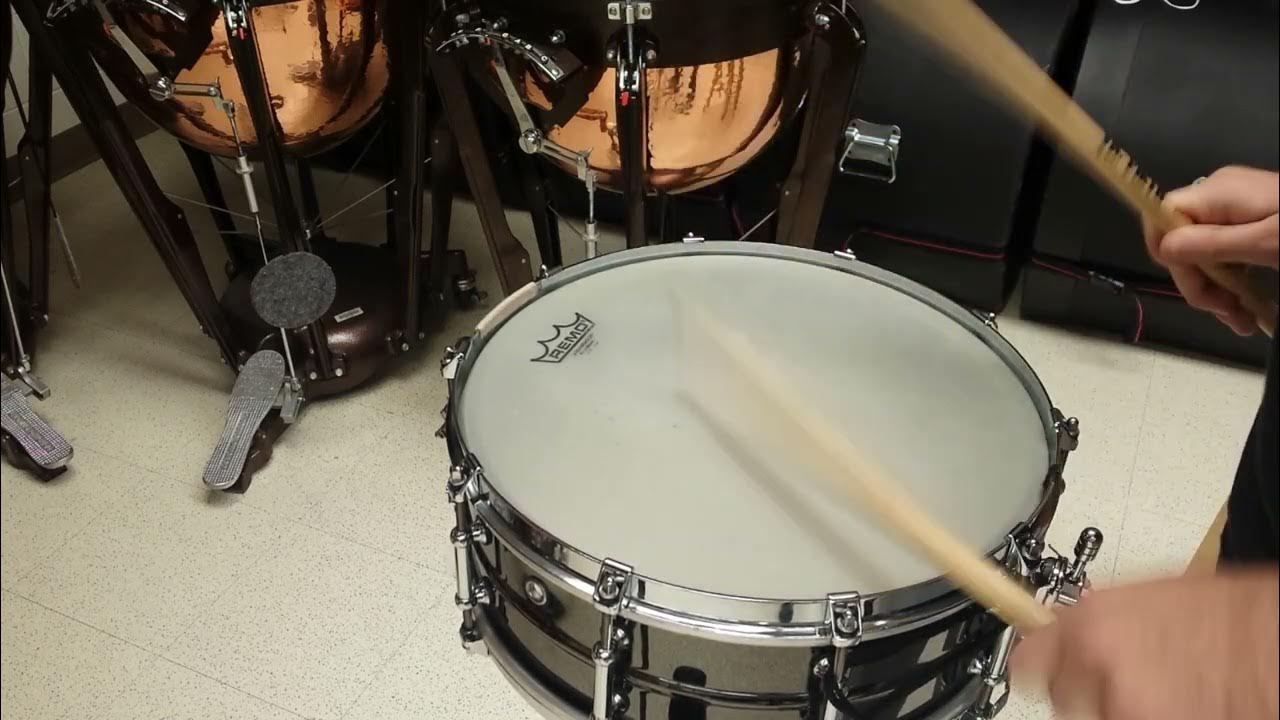 Single Paradiddle Diddle (Snare Drum Rudiment) - YouTube