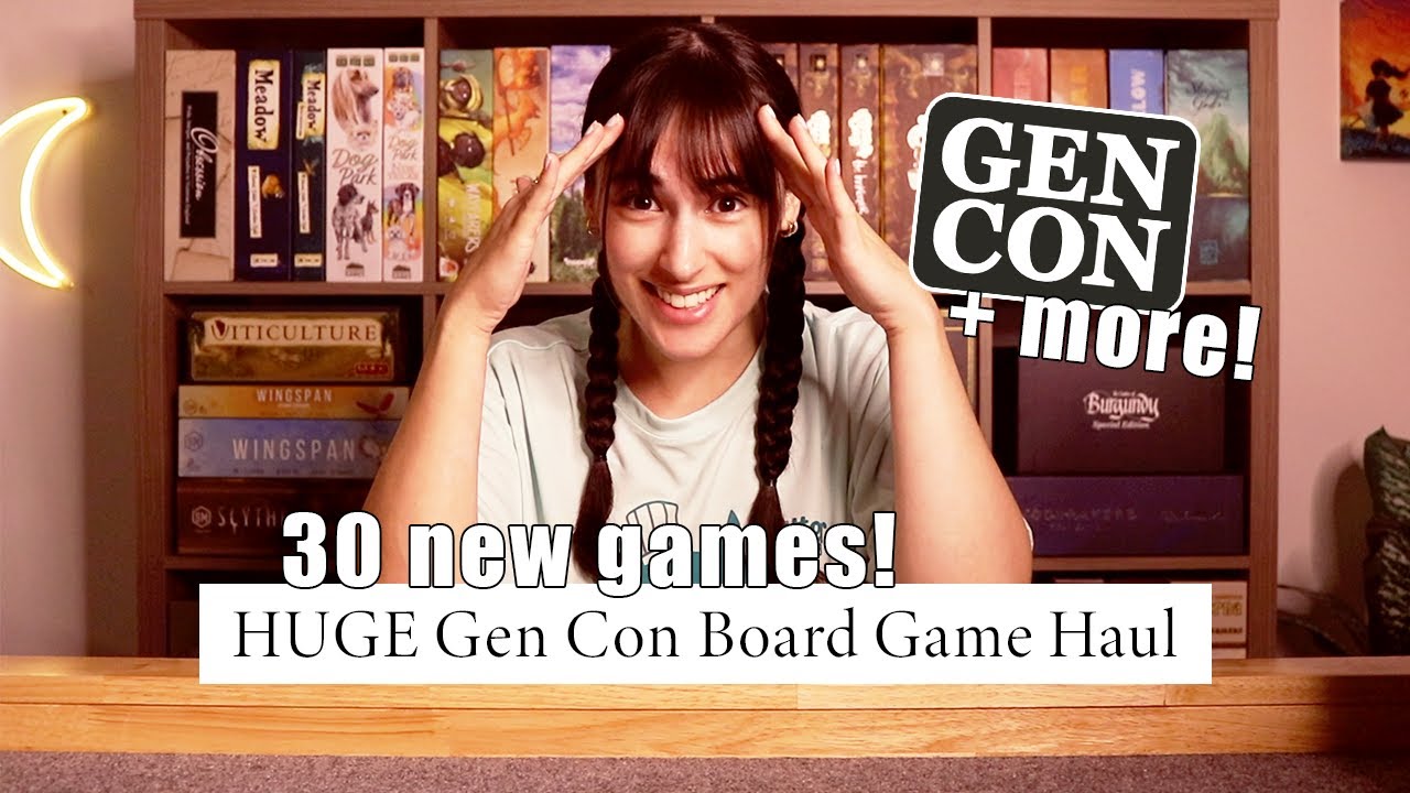 HUGE Gen Con Board Game Haul! | 30 new games! - YouTube