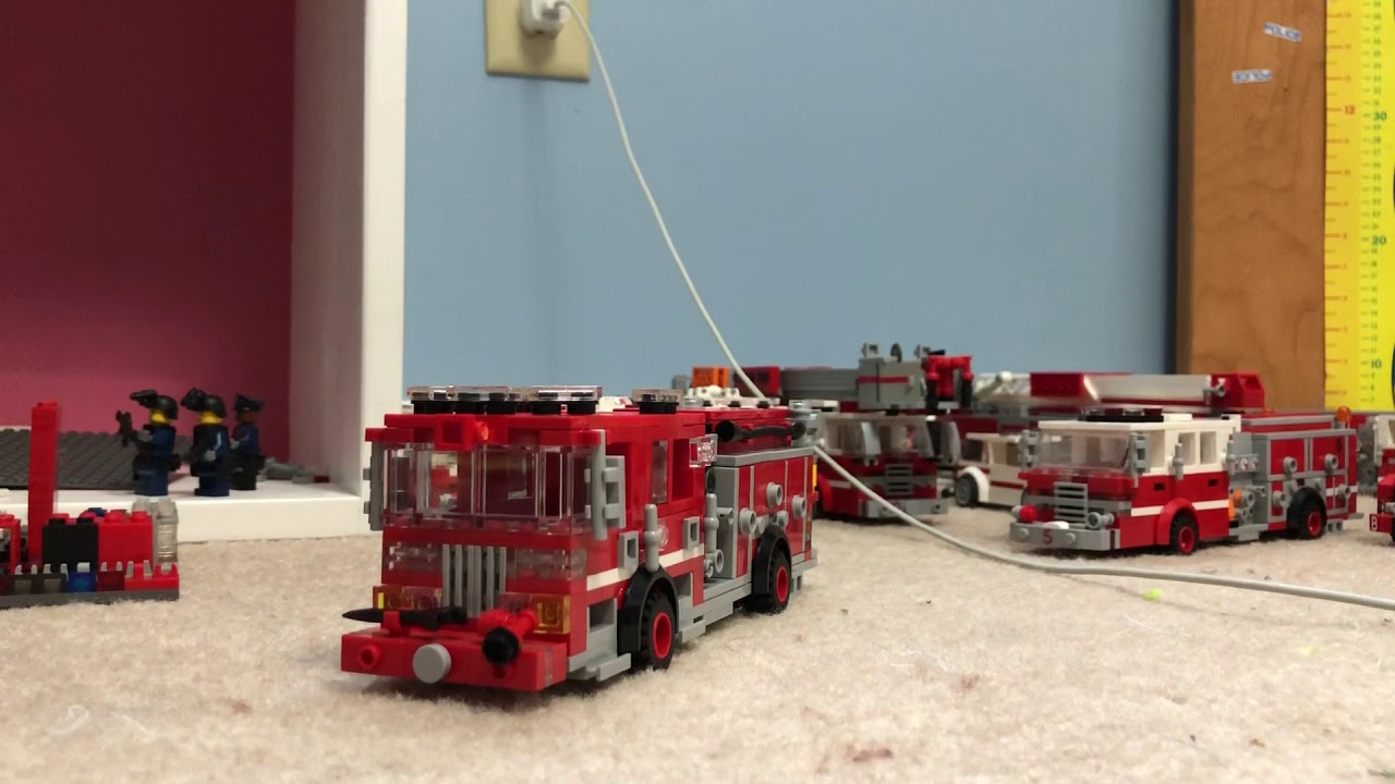 New custom built fire engine - YouTube