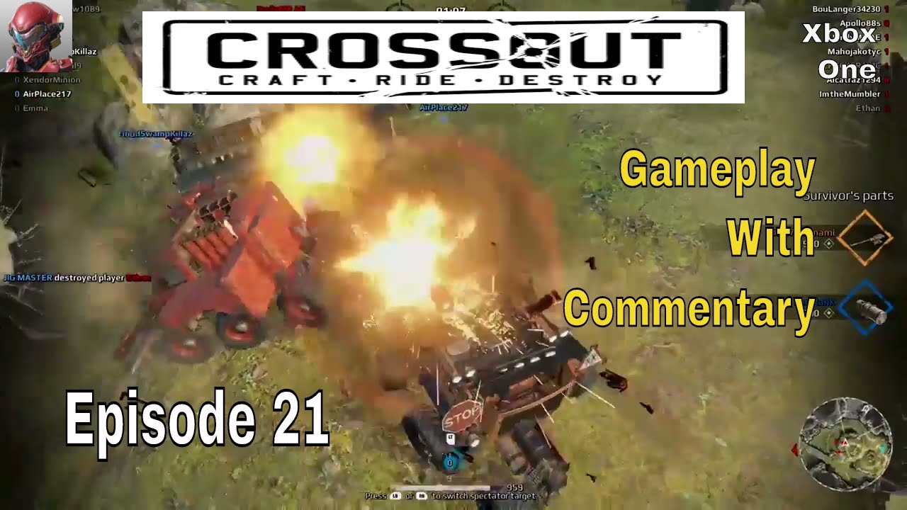 Crossout Craft Ride Destroy Episode 21 Gameplay w/Commentary - YouTube