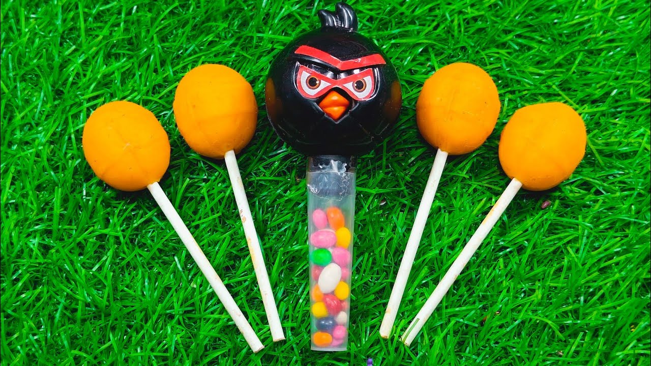 Black Bird & Rainbow Candy Lollipop Unpacking ASMR Videos - YouTube