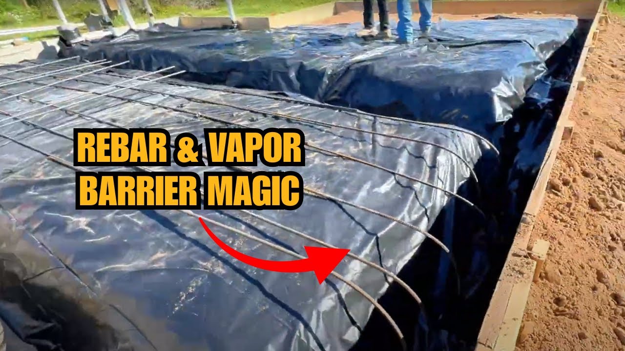 Step-by-Step Guide: Vapor Barrier & Rebar Installation - YouTube