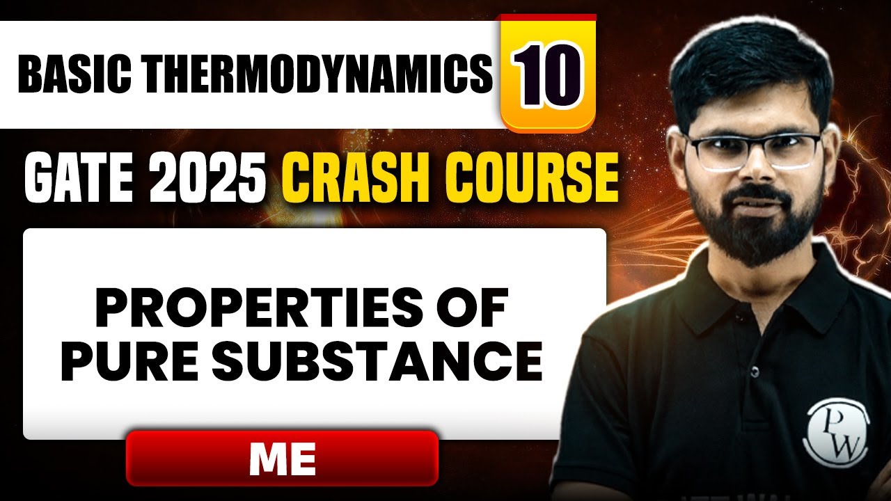 Basic Thermodynamics 10 | Properties of Pure Substance | Mechanical ...