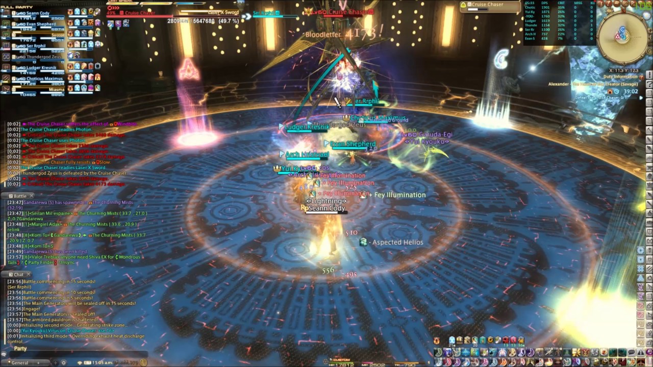 FFXIV Heavensward: Alexander Savage 11 (Heart of the Creator) Bard PoV ...