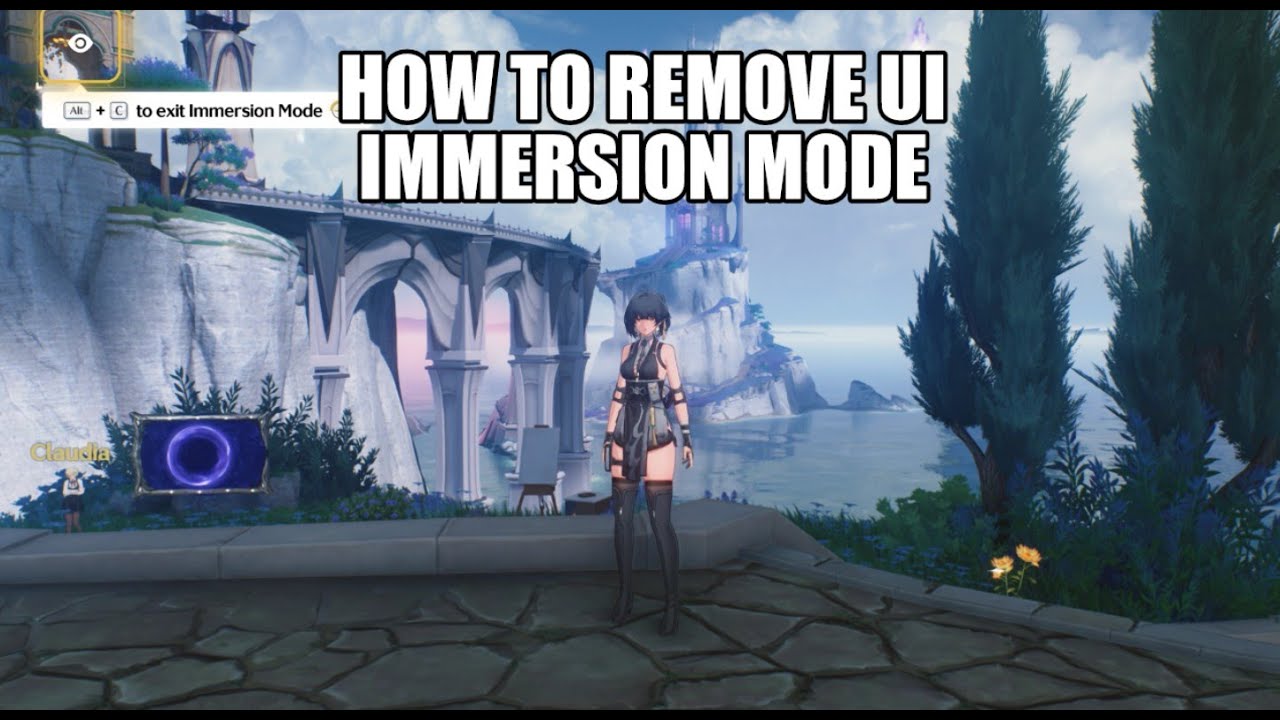 How to remove UI - immersion mode | Wuthering Waves - YouTube