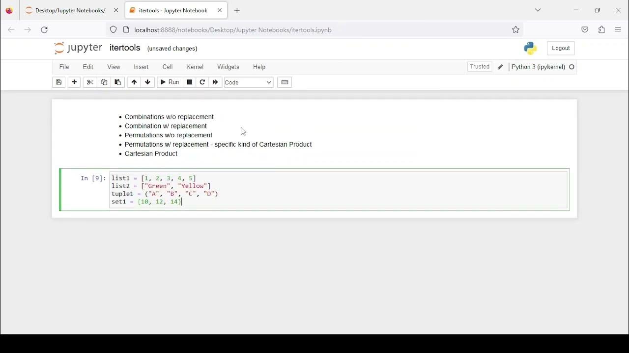 Basic Combinatorics in Python with Itertools - YouTube