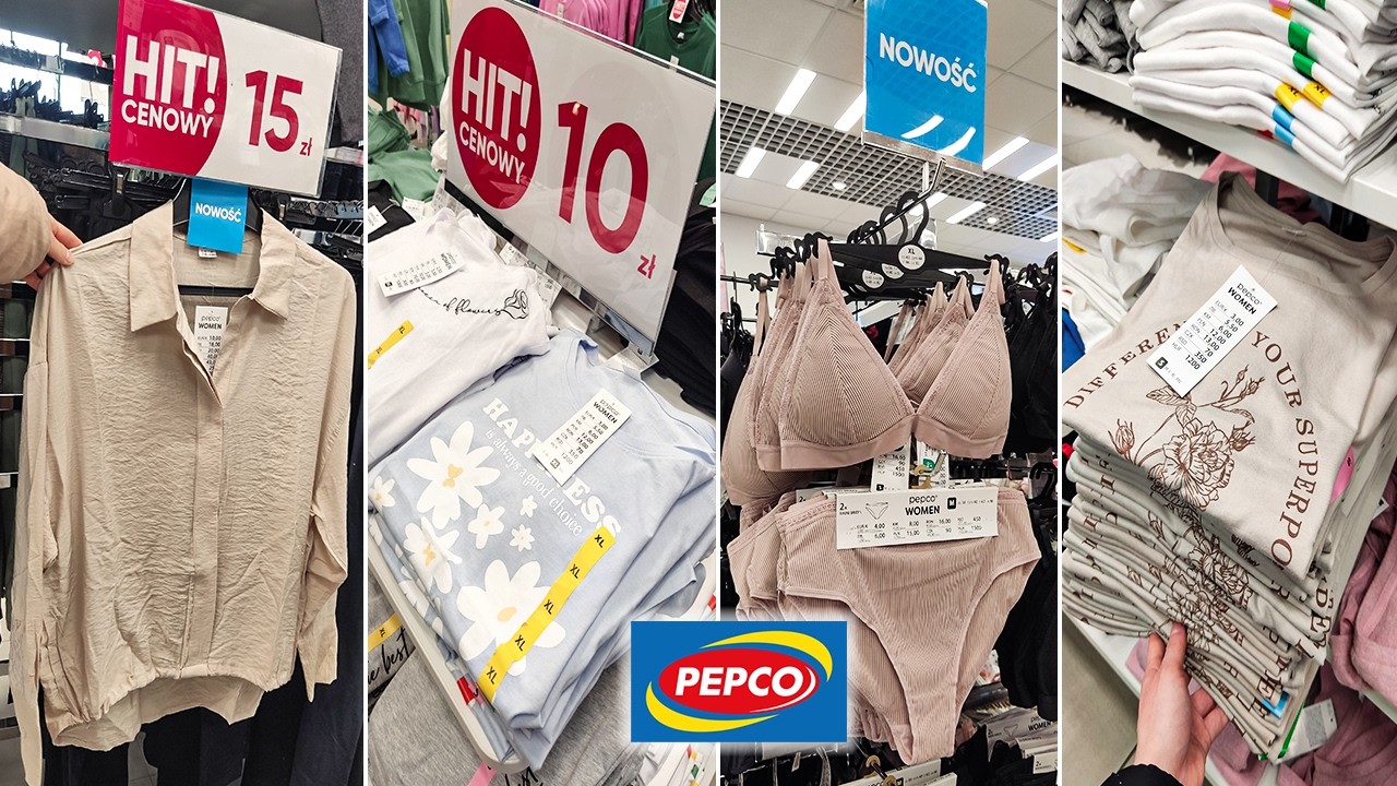 PEPCO DUŻY WYBÓR TANICH NOWYCH BLUZEK CENY OD 10 ZŁ😱 NOWA BIELIZNA😍 ...