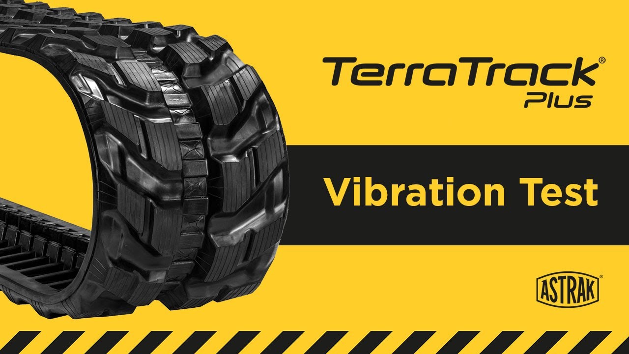 TerraTrack Plus Rubber Track Vibration Test - Astrak - YouTube