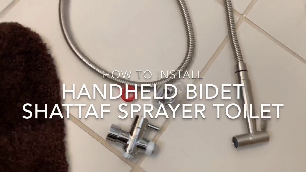 How To Install A Bidet Without Tools Youtube