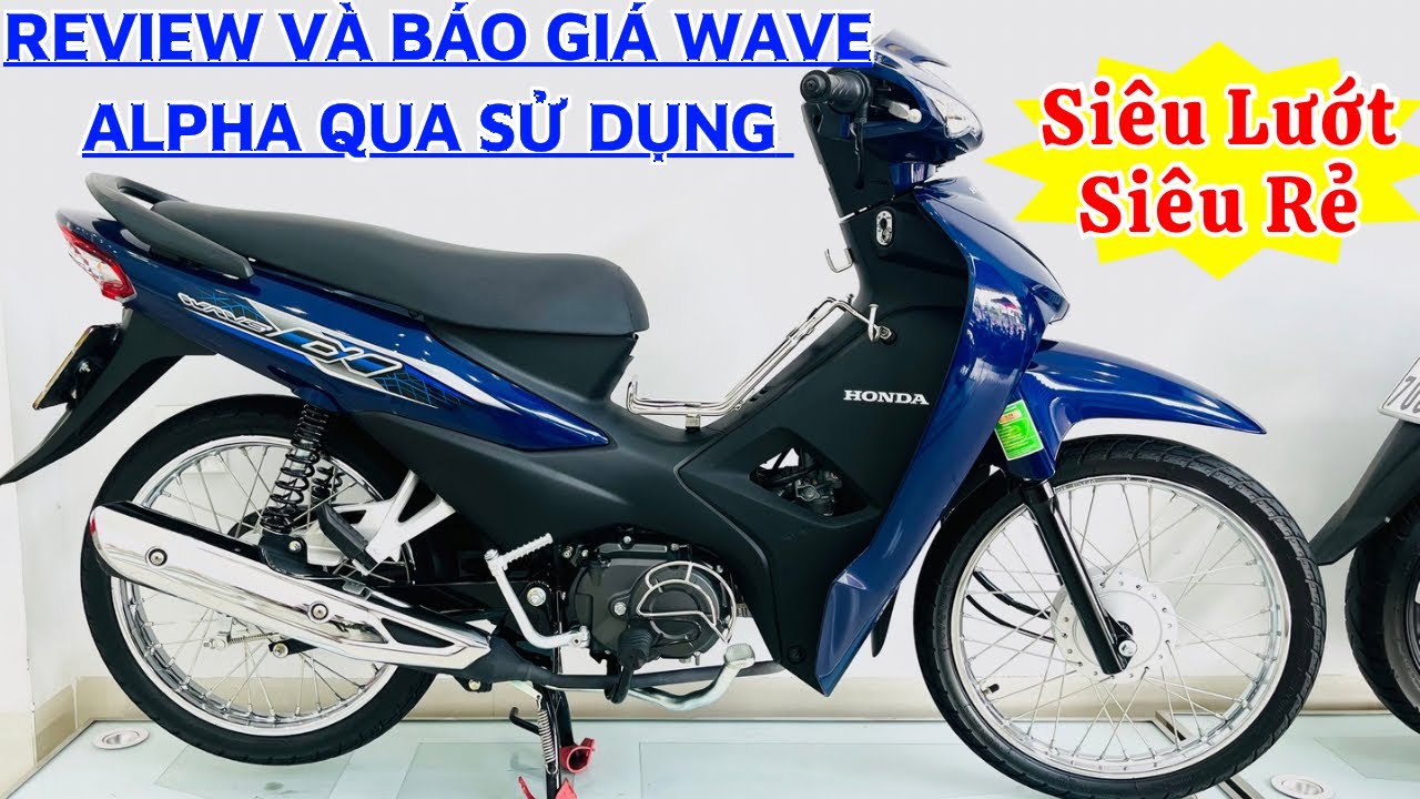 Wave Alpha 2024 qua sử dụng. Xe siêu LƯỚT, giá siêu RẺ tại Hồng Đức 10 ...