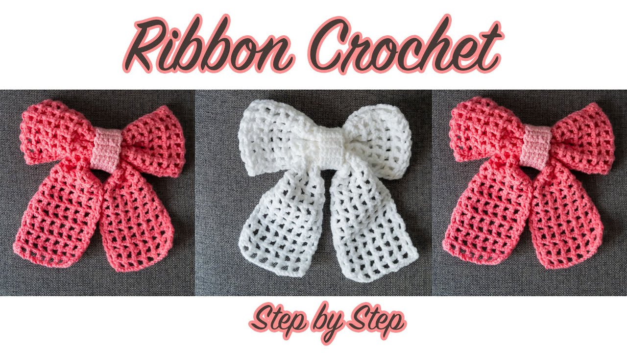 Beginners Friendly Ribbon Crochet Tutorial | #crochet #ribboncraft ...