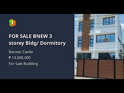 FOR SALE BNEW 3 storey Bldg/ Dormitory - YouTube