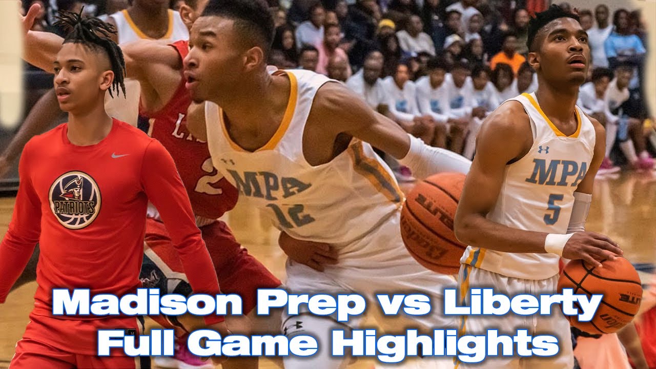 Madison Prep vs Liberty Got HEATED!! Full Game Highlights!!!! - YouTube