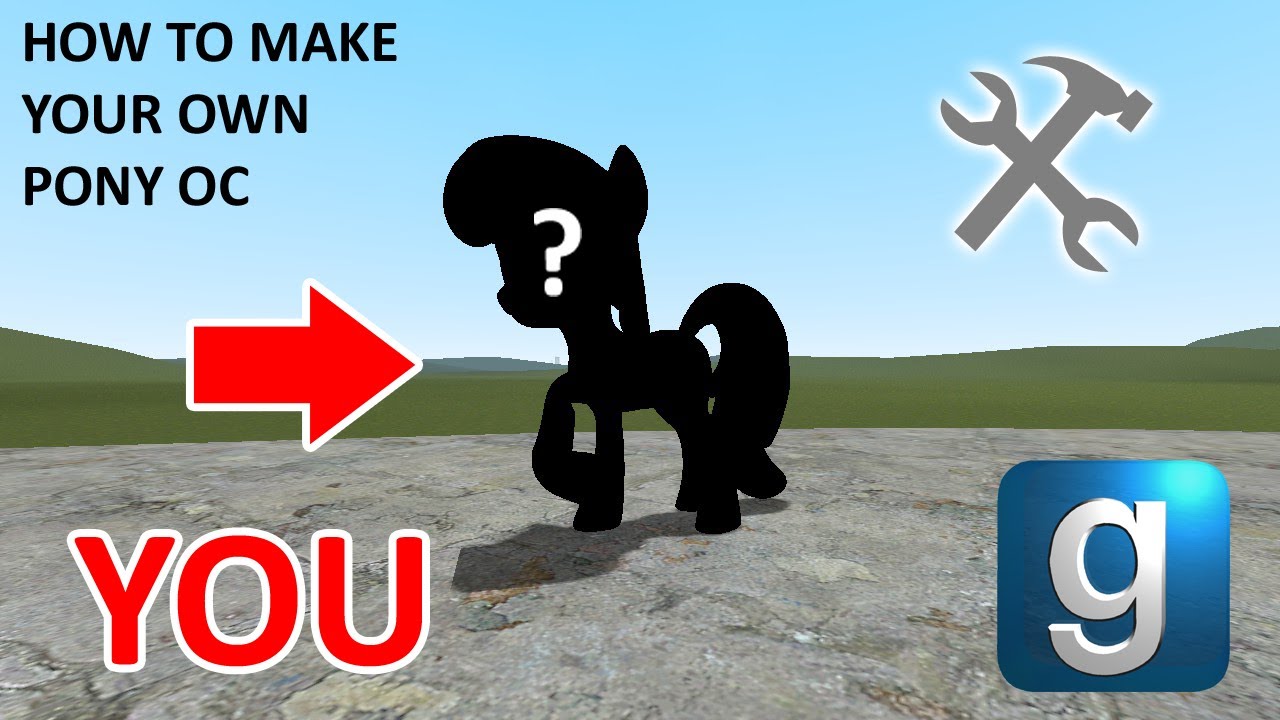 How to make your Own Pony OC for Gmod (RagDoll) - YouTube