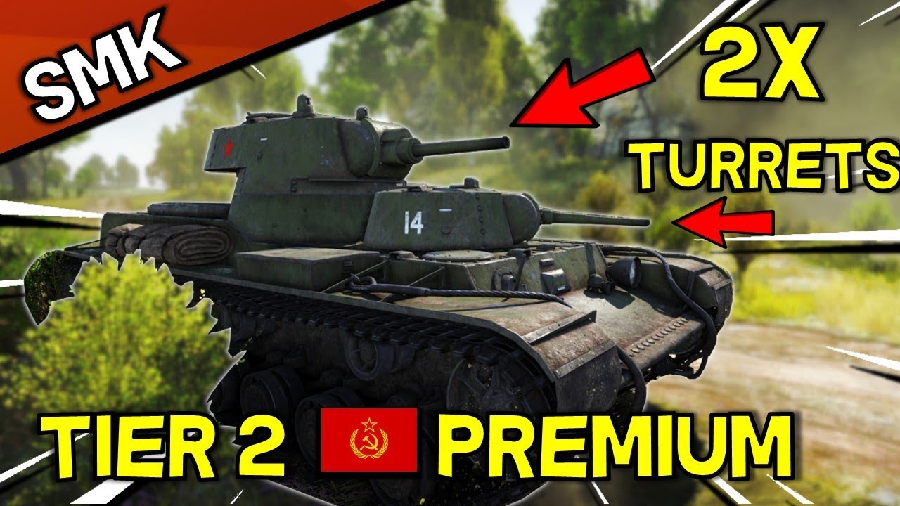 Tier 2 Russian Heavy Tank SMK Review -- War Thunder - YouTube