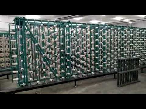 Second hand running warping machine for sell - YouTube