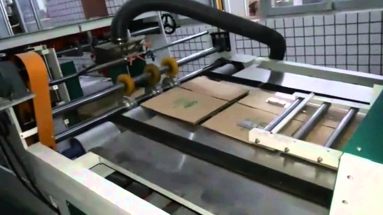 Straight Line Gluer - YouTube