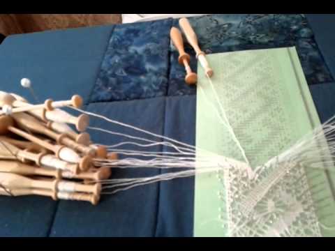 Bobbin lace demonstration - YouTube