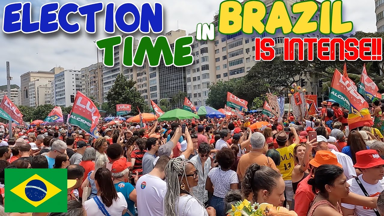 Election Time In Brazil is INTENSE! This Rally in Copacabana Beach was ...