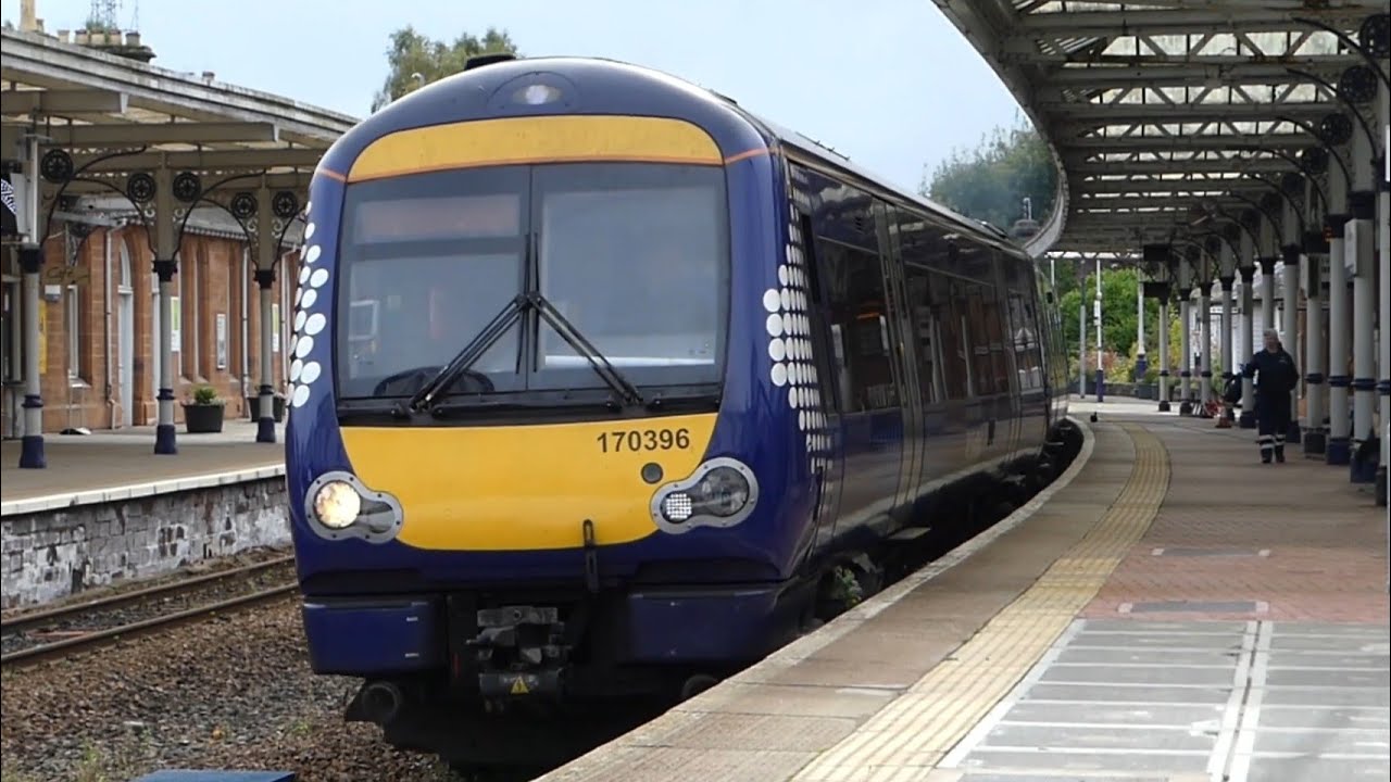 Scotrail Class 170s on the Glasgow and south western railway! - YouTube