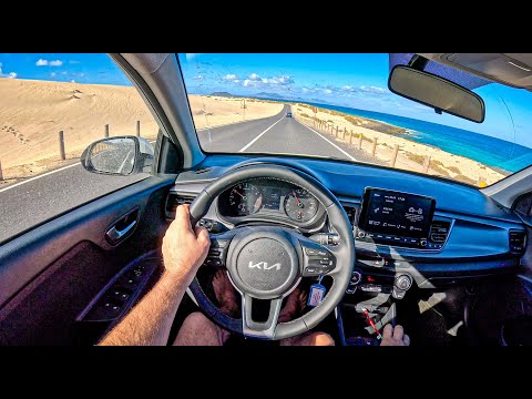 2023 Kia Rio In Fuerteventura 🇪🇸  |0-100| POV Test Drive #2024 Joe Black