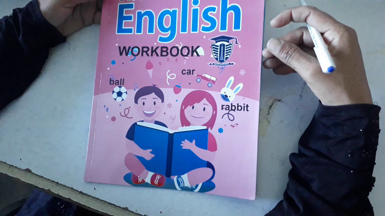 Class nursery english workbook 18 may 2020 - YouTube