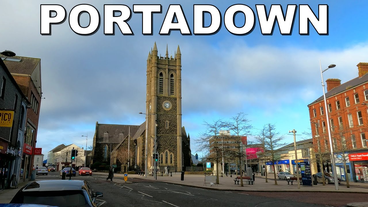 WALKING AROUND PORTADOWN TOWN in NORTHERN IRELAND * 4K (60fps) - YouTube