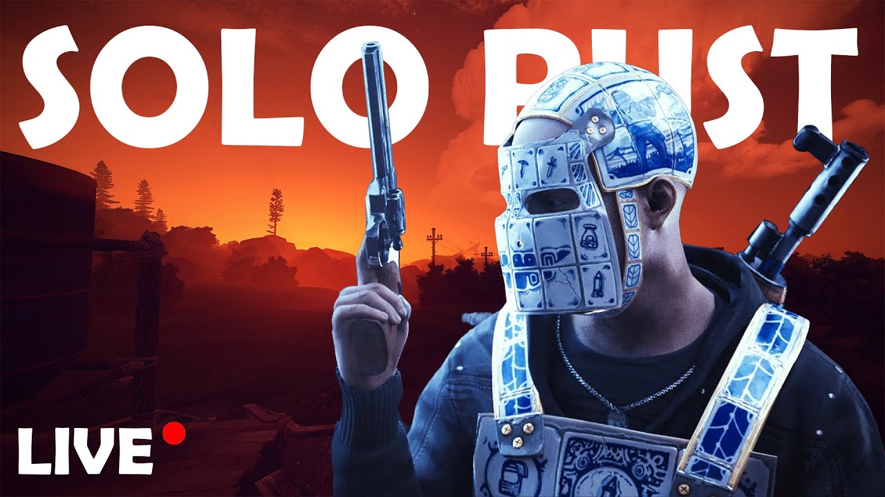 🔴 *LIVE* RUST SOLO CHAD PLAYING on 1000 POP WIPE - DAY 2 - YouTube