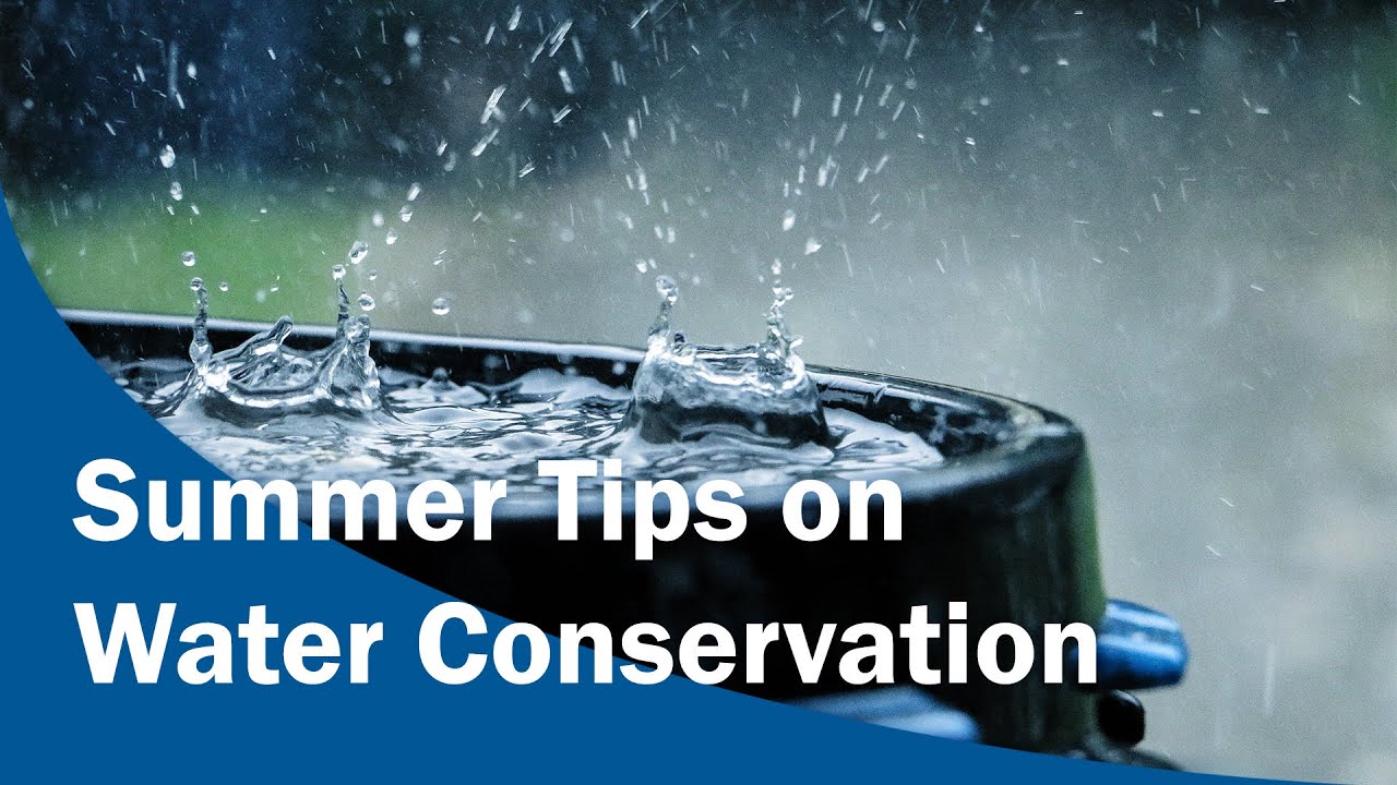 How to Conserve Water: Summer Tips from American Water - YouTube