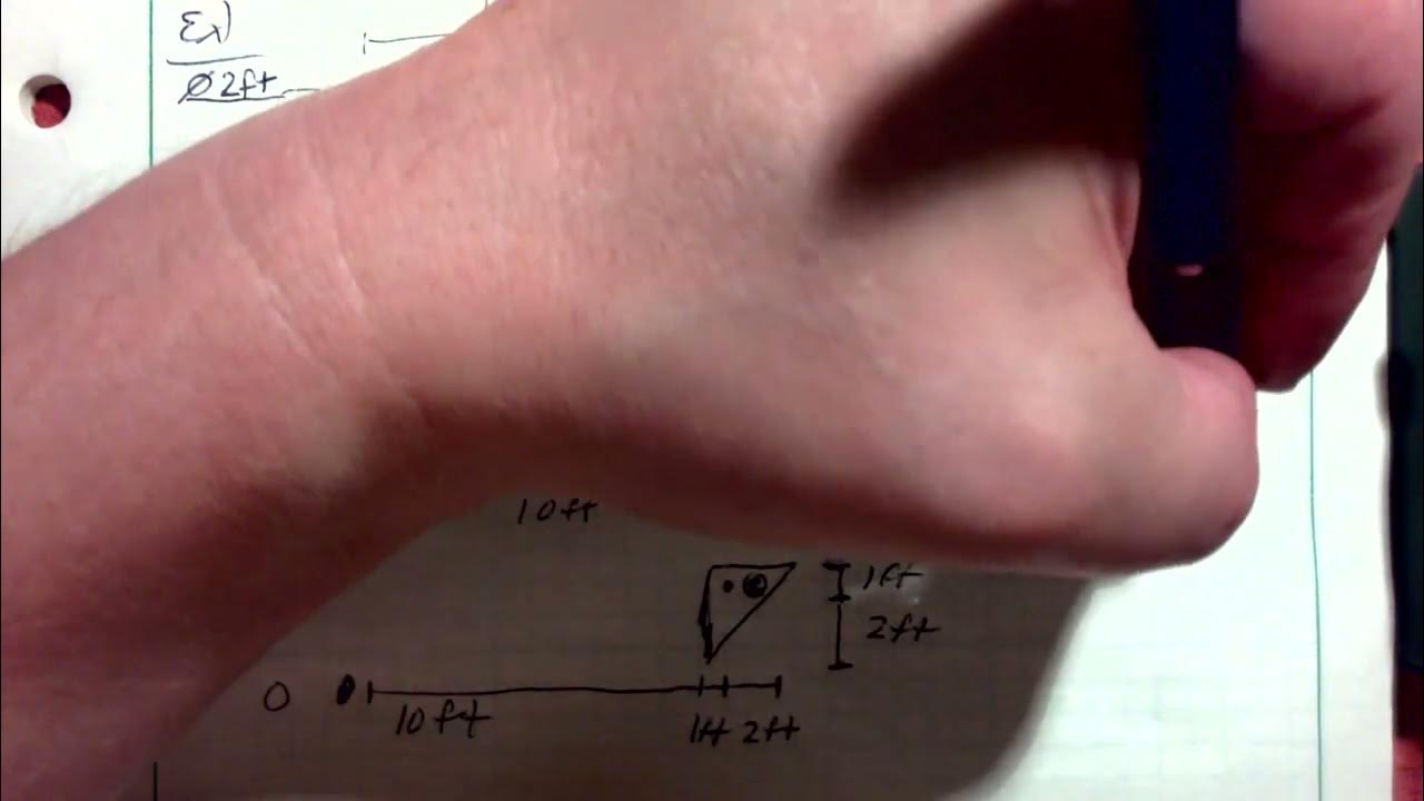 Statics Lecture 18 part 2 example - YouTube