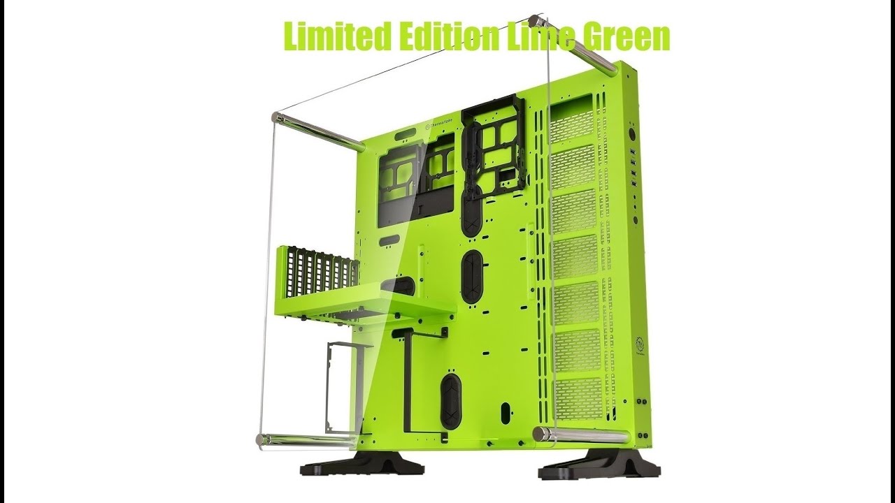Thermaltake Core P5 Limited Edition Lime Green | 1080p Video CA-1E7 ...