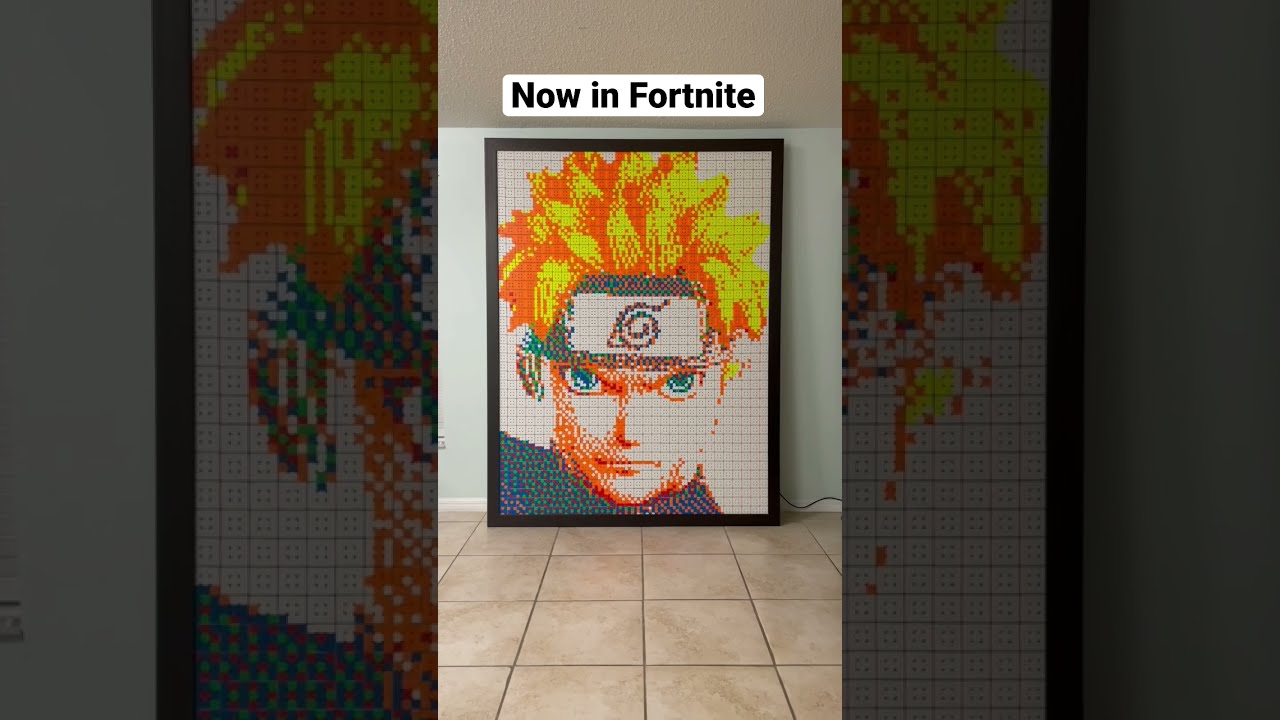 Naruto made with OVER 1000+ Rubik’s cubes 😱😳 - YouTube
