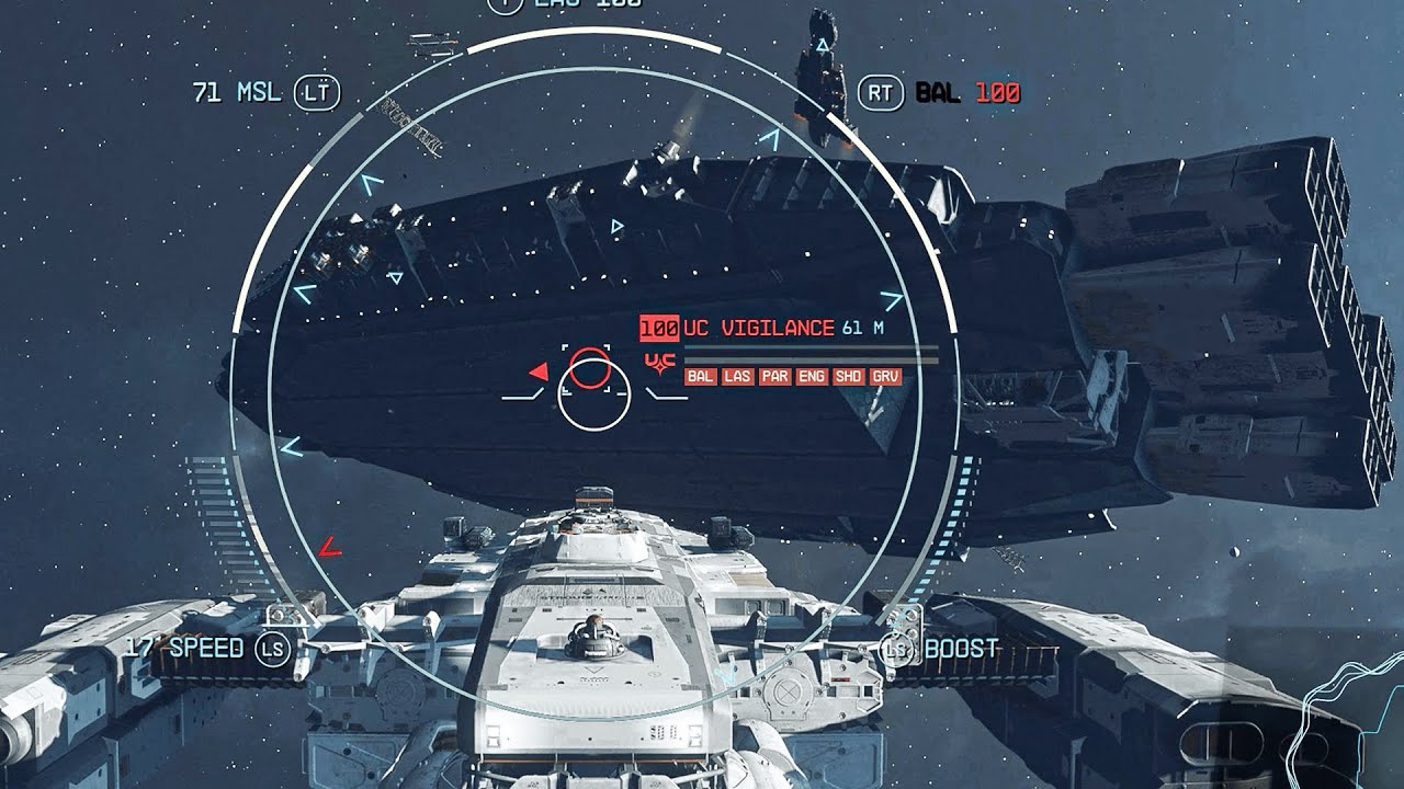 Taking down Level 100 Spaceship using low level character in Starfield ...