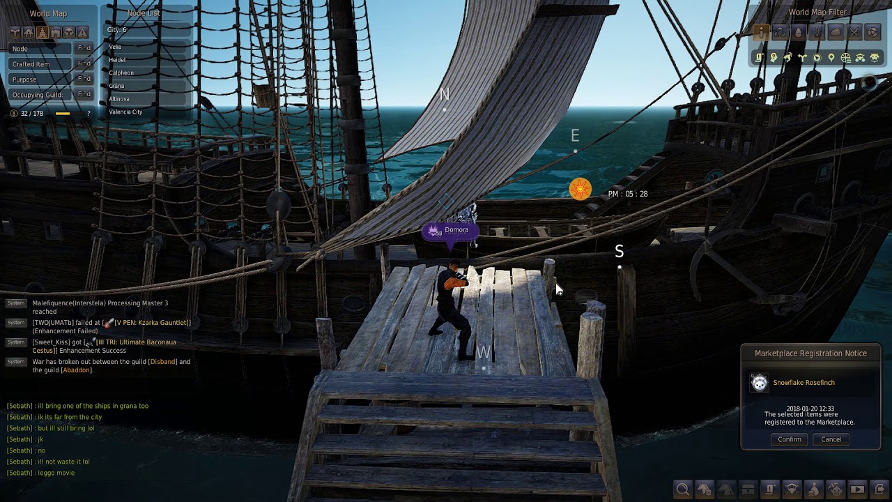 How to get to Port Ratt Black Desert Online [ The Great Ocean Questline ...