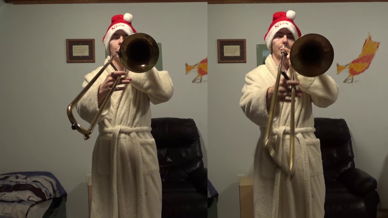 Day 10-Silver Bells Trombone Duet - YouTube