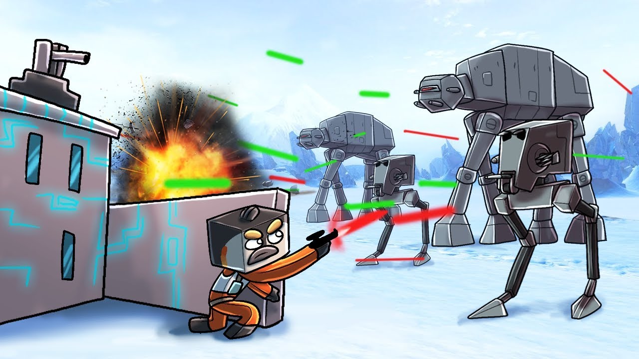Minecraft | STAR WARS MOVIE BASE DEFENSE! (Base vs First Order ...