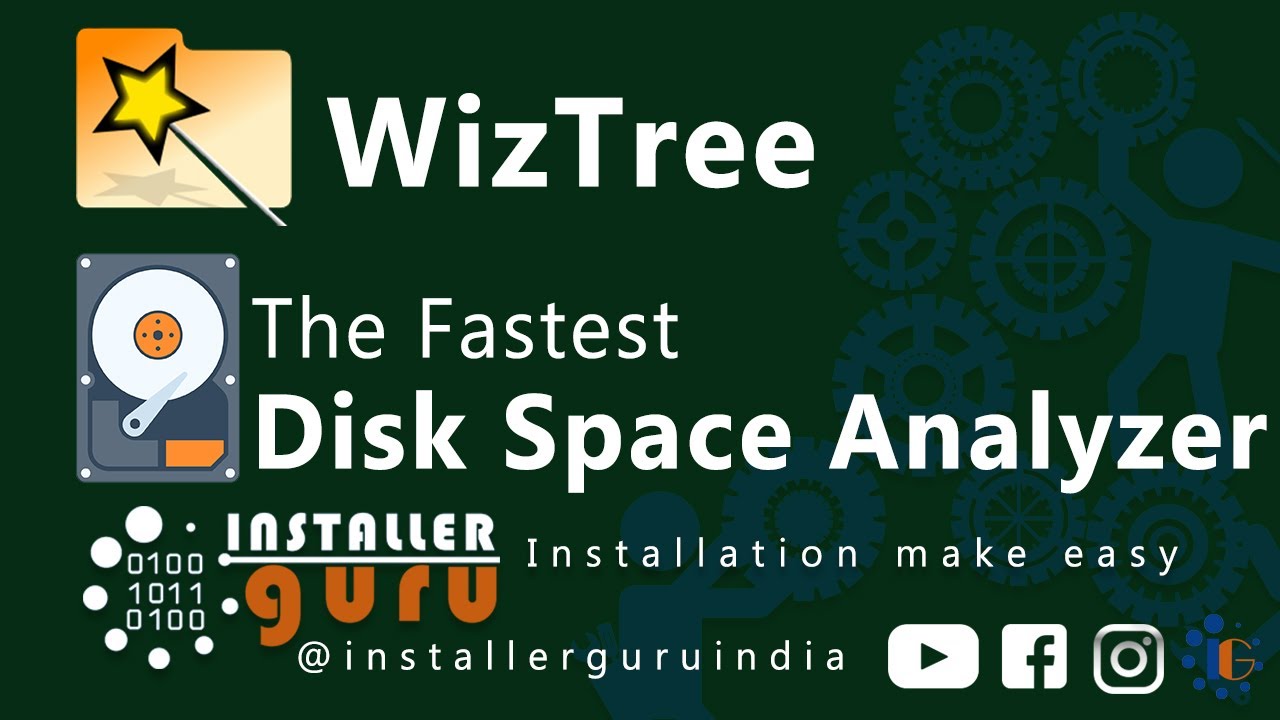 Wiztree The Fastest Disk Space Analyzer for free (Hindi)📀💻 #space #disk ...