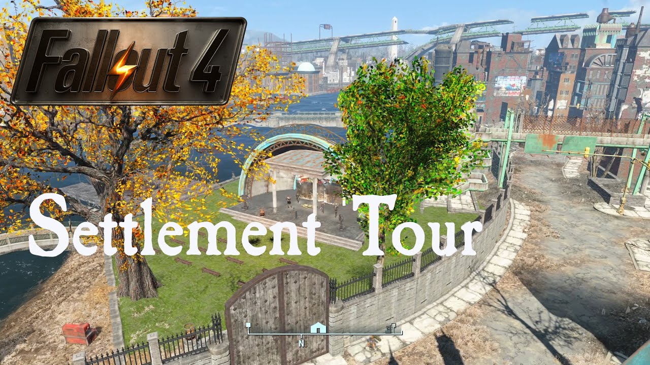 Fallout 4 Settlement Tour: Charles View Amphitheater - YouTube