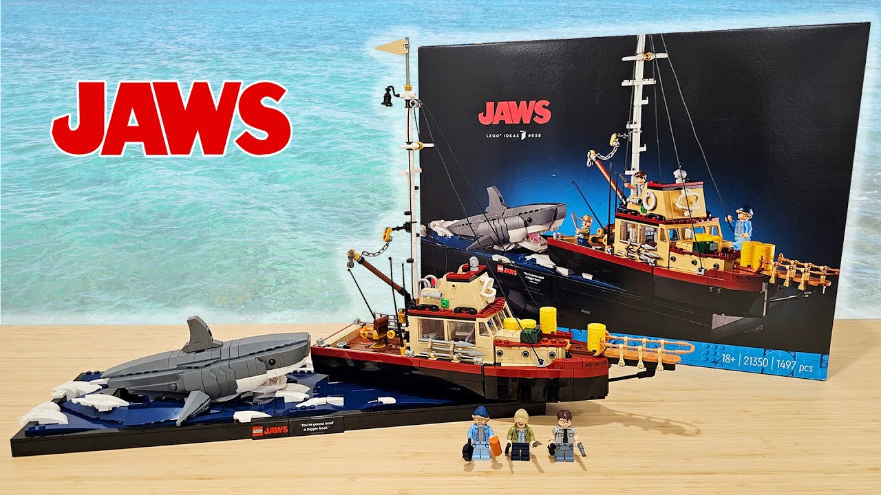 LEGO Ideas Jaws Review | Set 21350 - YouTube