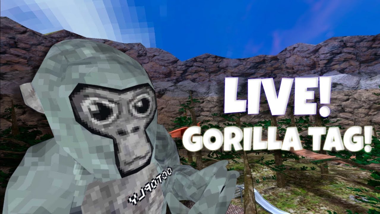 Live Gorilla Tag! (Code in stream) - YouTube