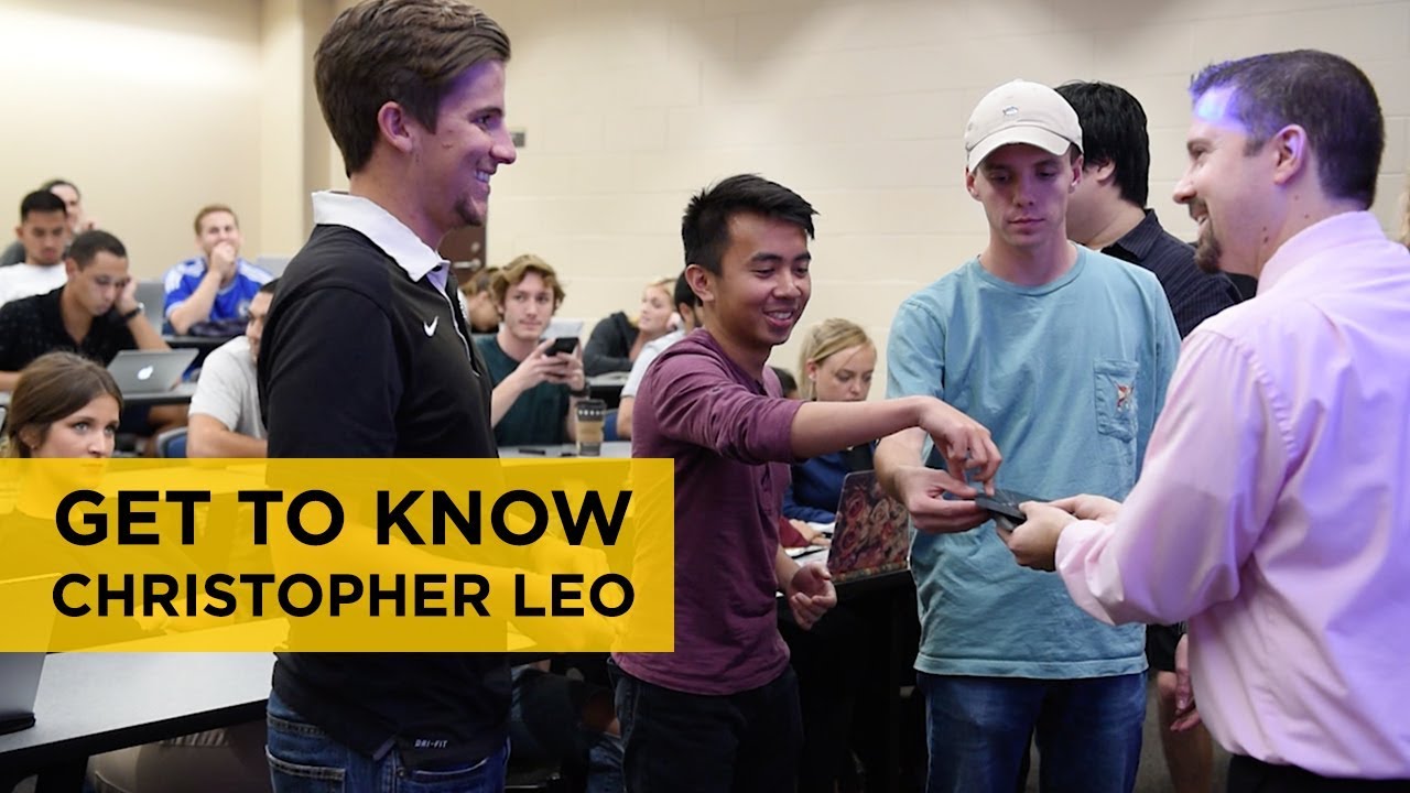 Get to Know Your Faculty: Christopher Leo - YouTube