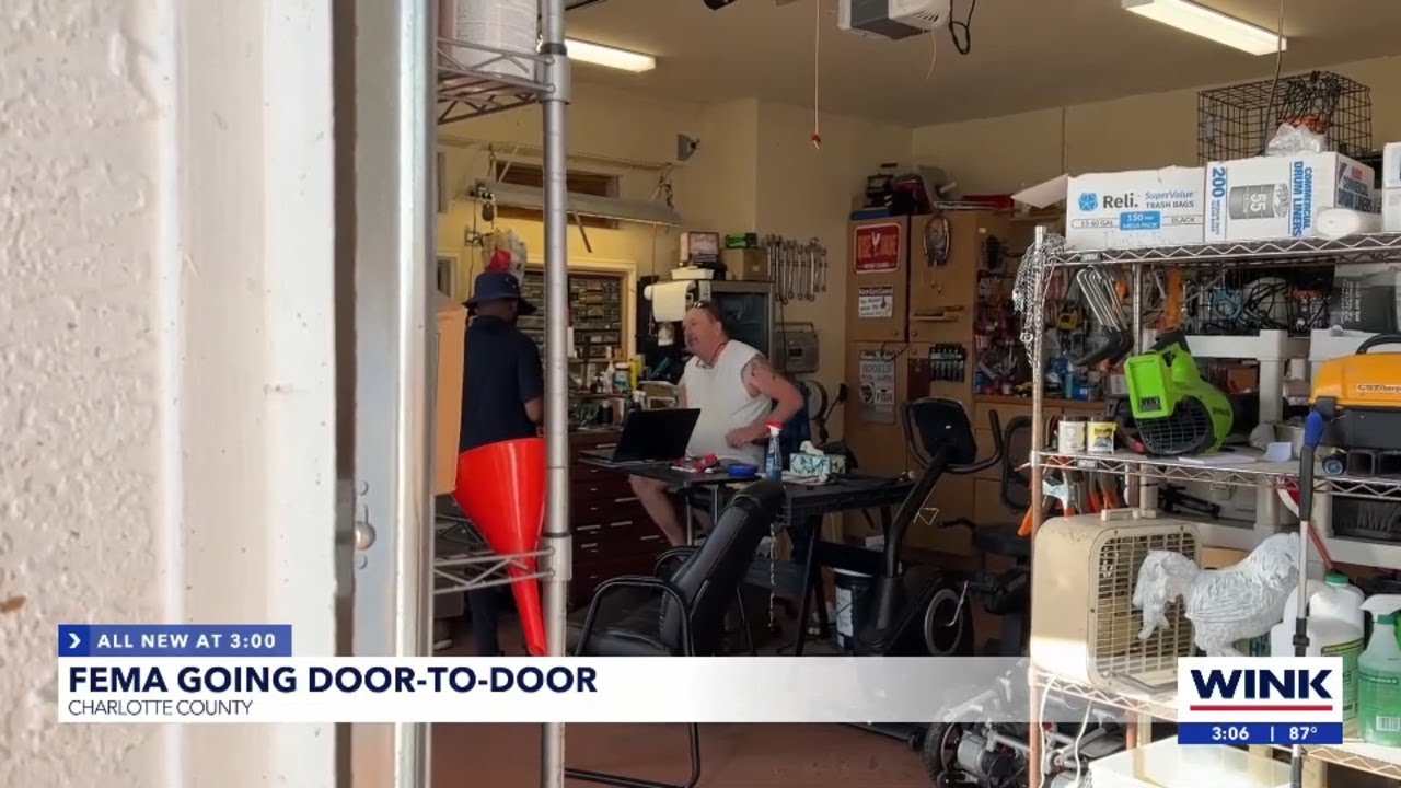 FEMA goes door-to-door - YouTube