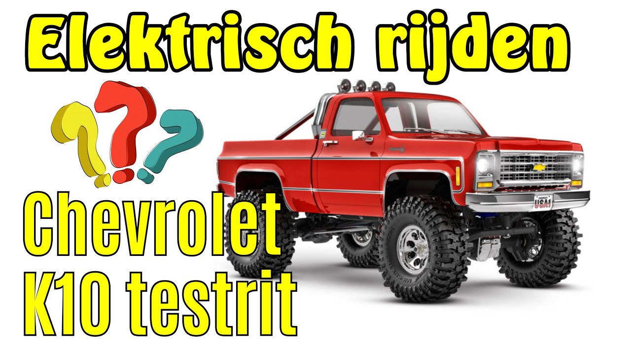 Elektrisch rijden? Traxxas TRX4M Chevrolet K10 testdrive - YouTube